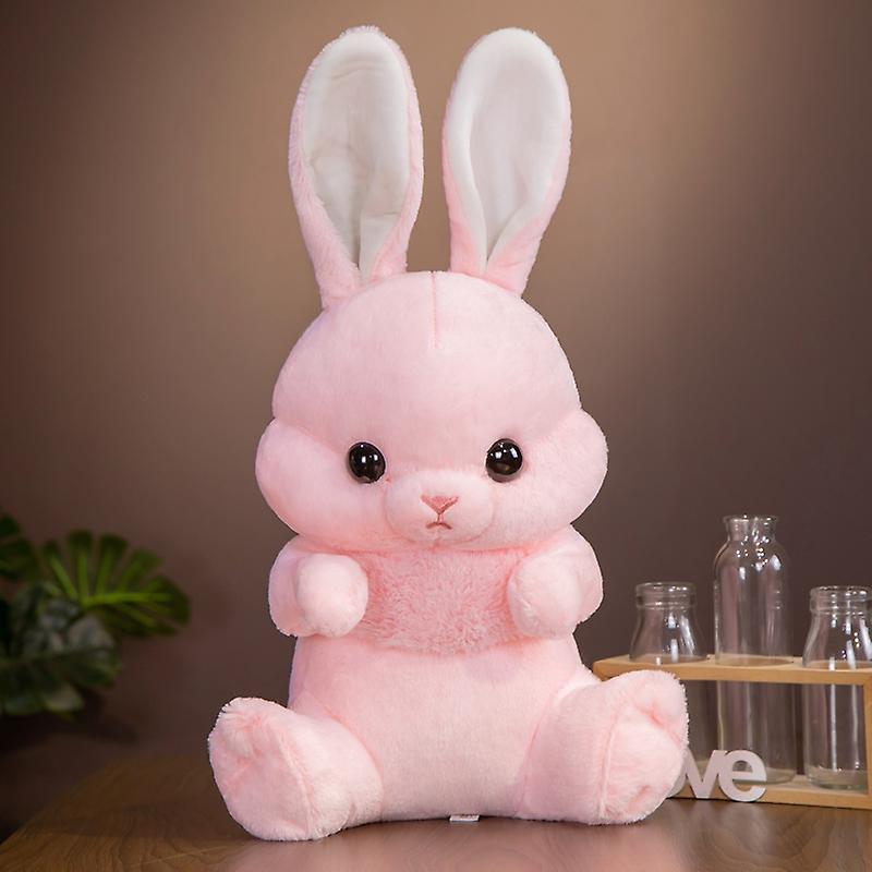 45/55cm Lovely Sitting Rabbit Plush Toys Kawaii Long Ear Bunny Plush ...