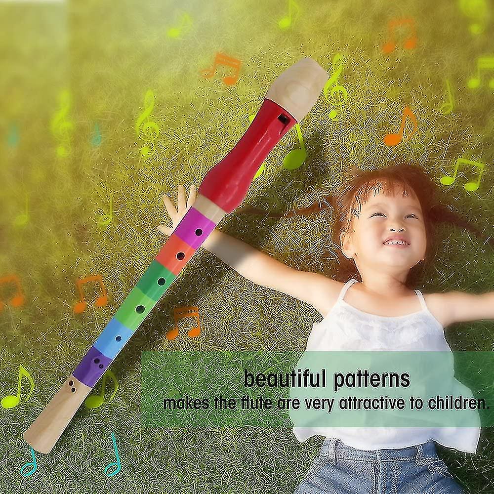 Flute For Kids Wooden, Lightweight Recorders For Children Educational ...