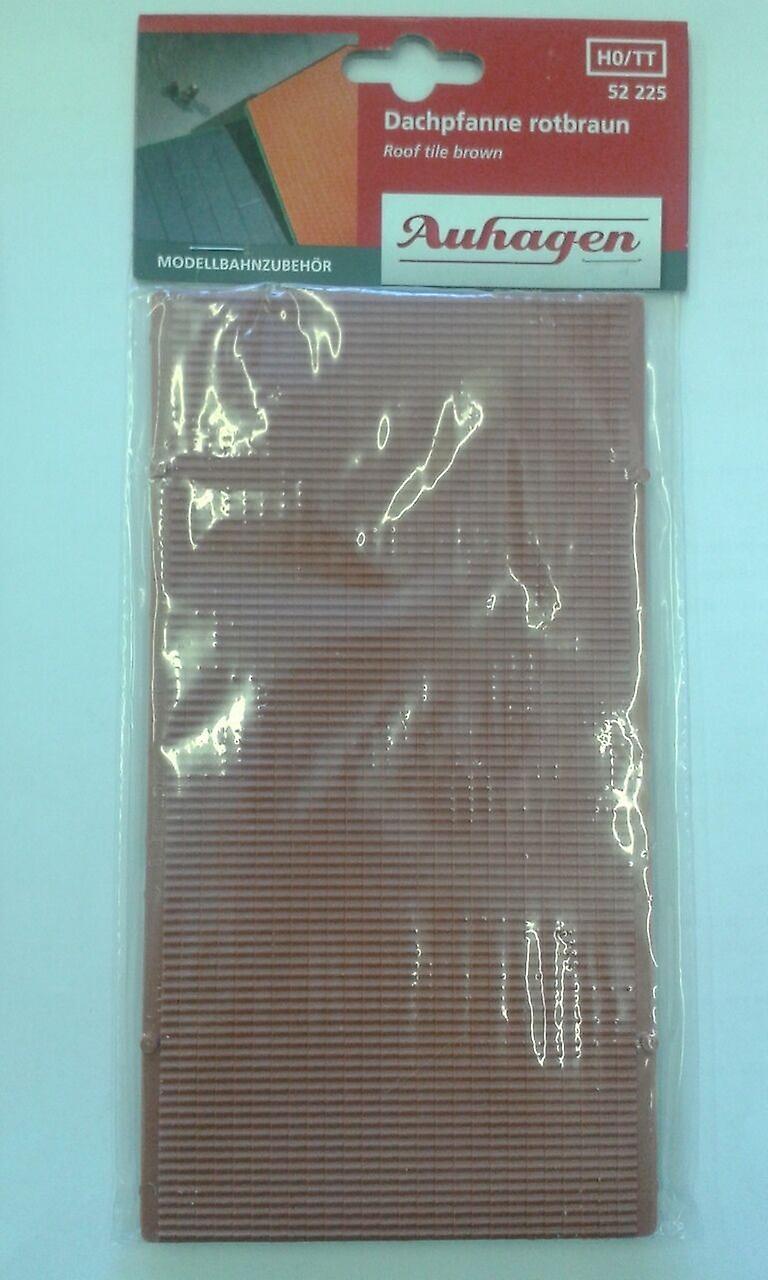 Auhagen AUH52225 HO Plastic sheet 200x100mm - (2) Red roof tile OO (1/ ...