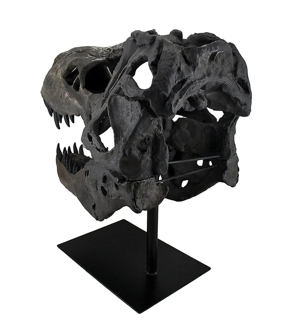 Gray færdig Tyrannosaurus Rex fossile kranium Statue på Museum Mount T ...