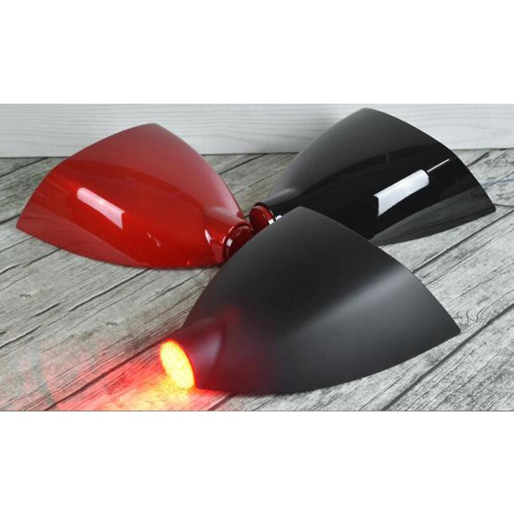 Motorcycle Rear Seat Cowl Cover For Led Light For Cafe Racer Black ...