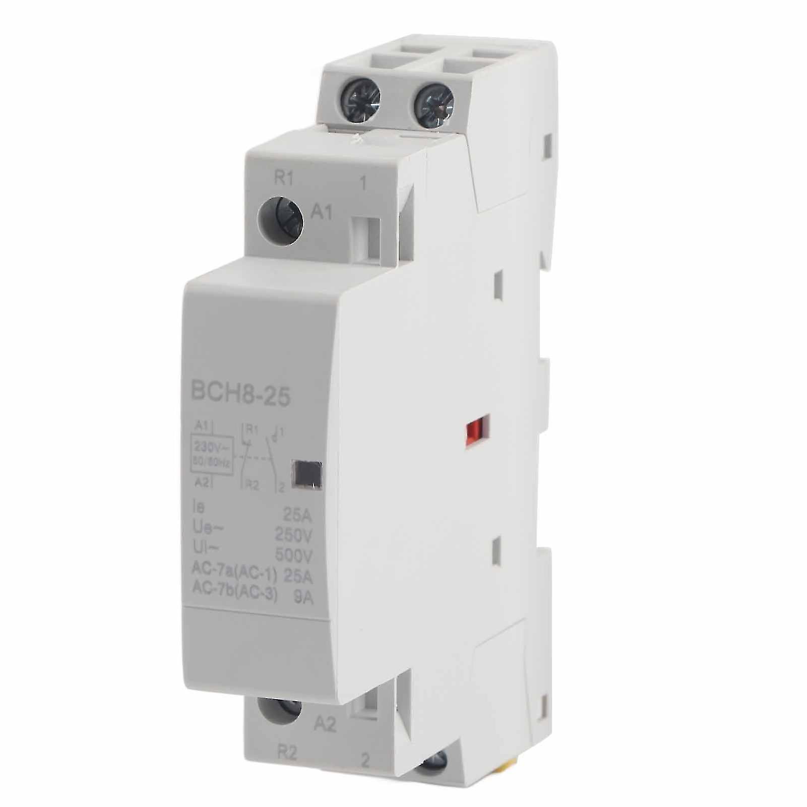 2p 25a 220v/230v 1no 1nc 50/60hz Din Rail Household Ac Contactor-dwdz | Fruugo UK