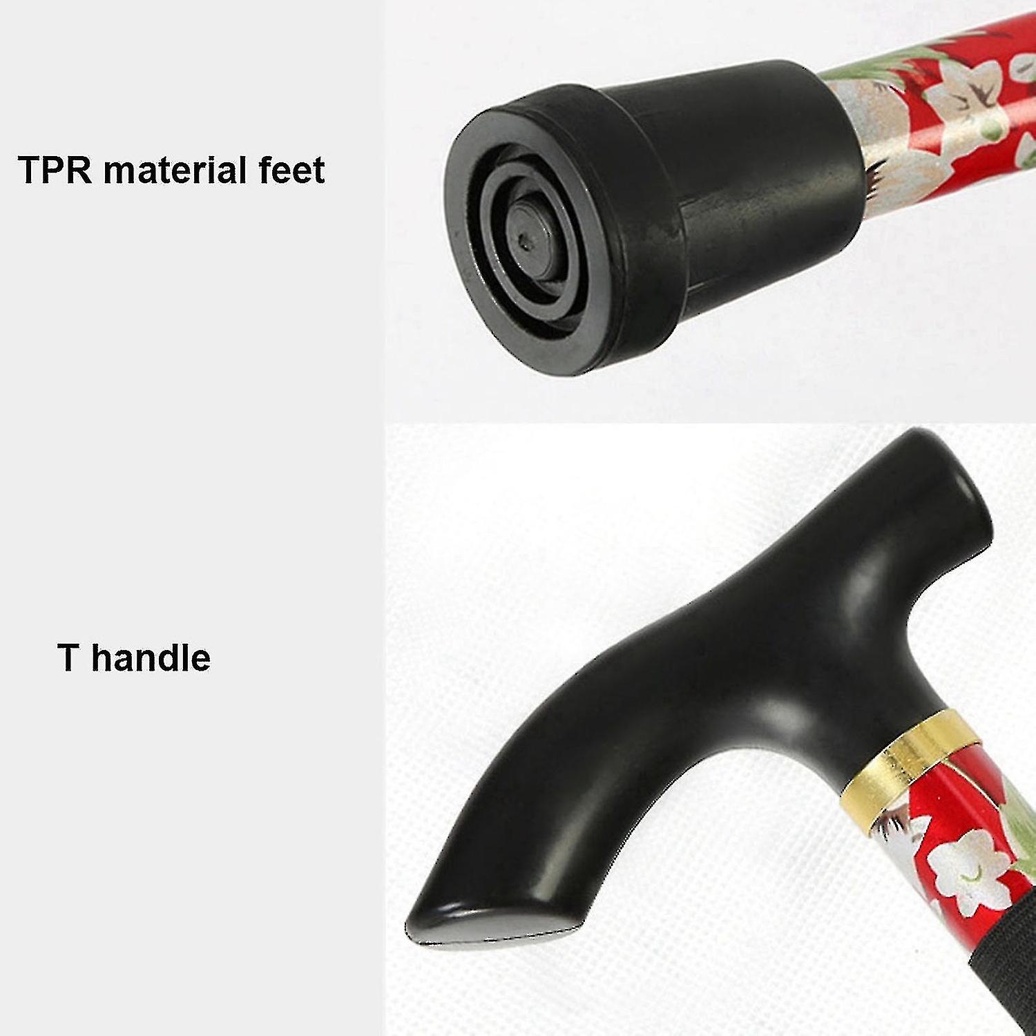 Walking Stick - Adjustable And Foldable - Lightweight - Comfortable ...