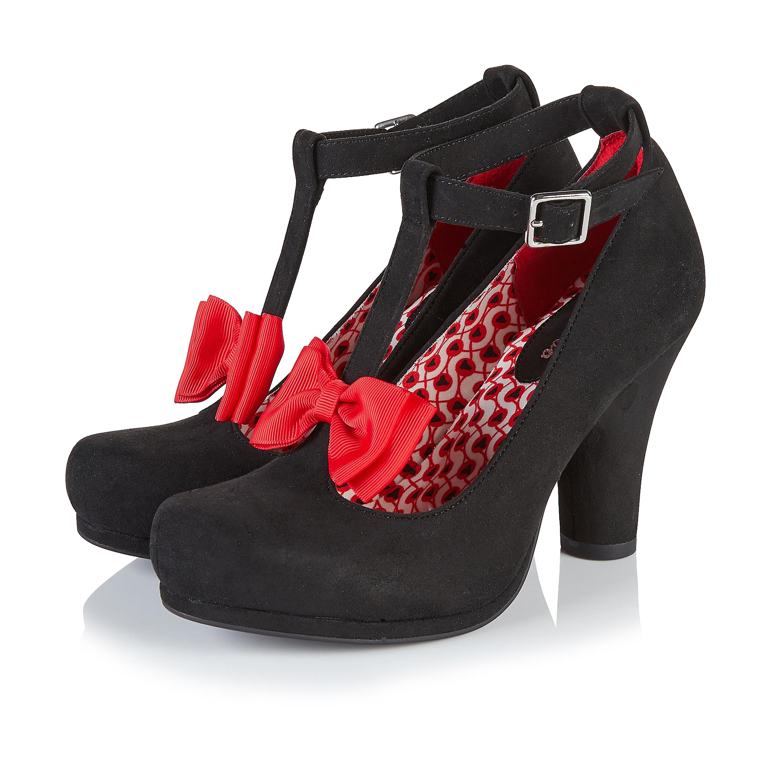 Ruby Shoo Kiara High Heel High Cut T-Bar | Fruugo US