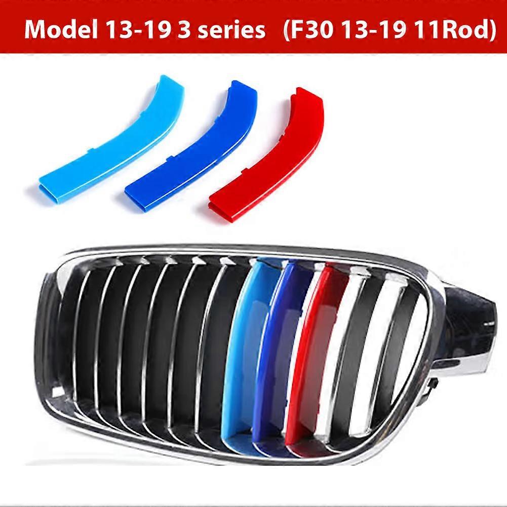 3pcs/set M Color ABS Kidney Grill Bar Grille Covers For BMW 3 5 Series ...
