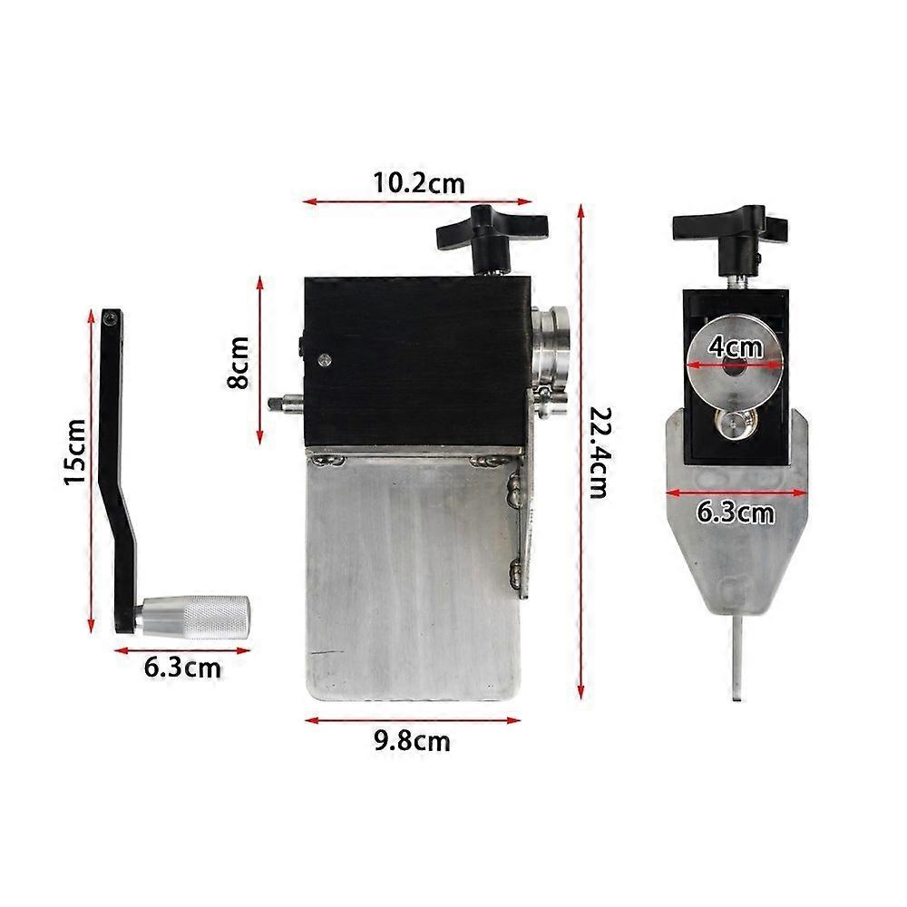 1 Set Manual Bead Roller Tube Pipe Tubing Beader &Vise Jaw Inserts Tool ...