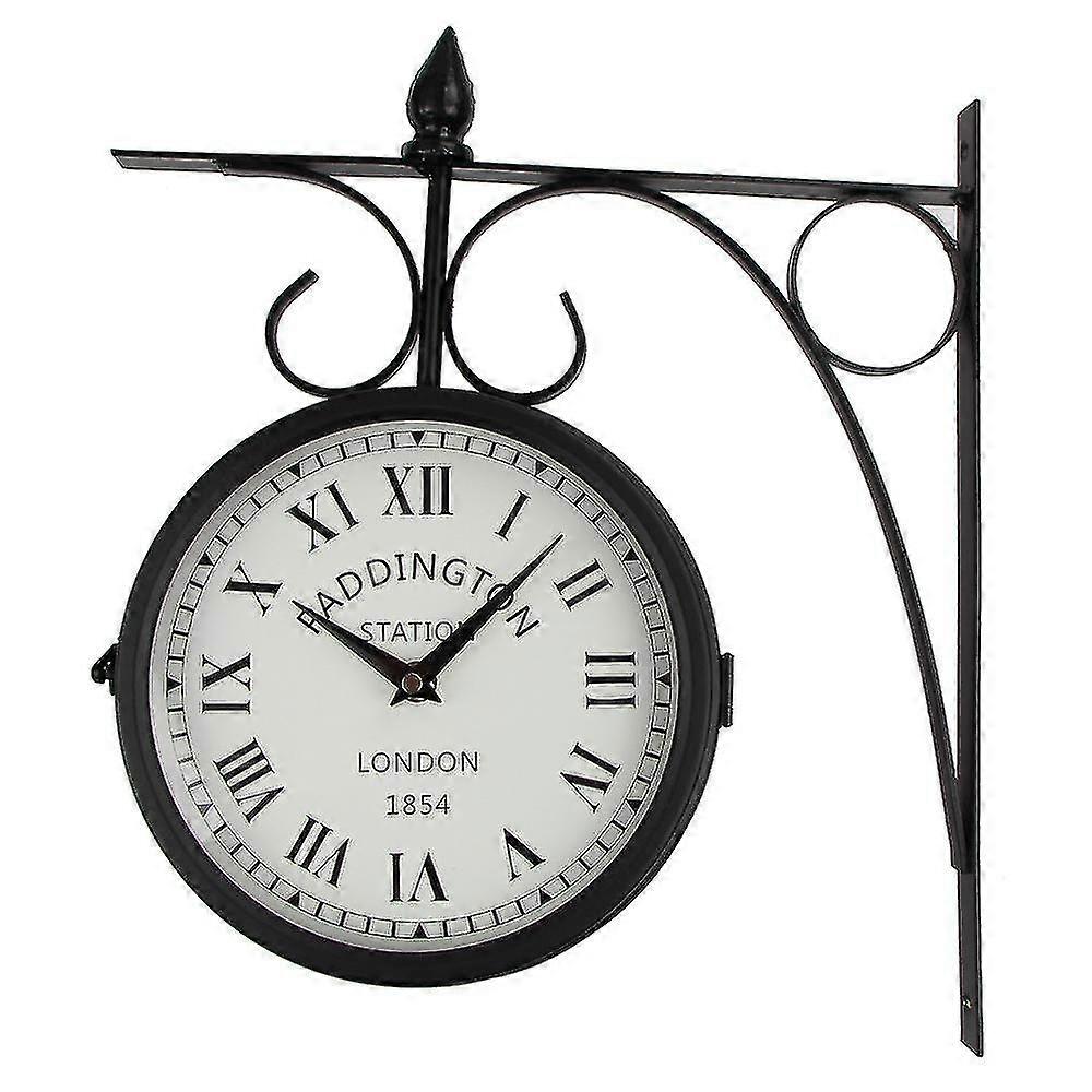 Outdoor Clocks, Double Sided Clock, Garden Clocks Outdoor Waterproof ...