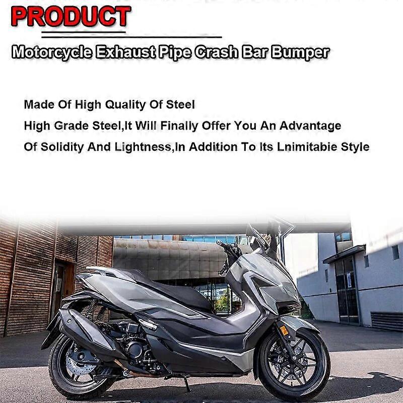 2023 Forza NSS350 Motorcycle Crash Bar Exhaust Muffler Pipe Bumper Fit ...