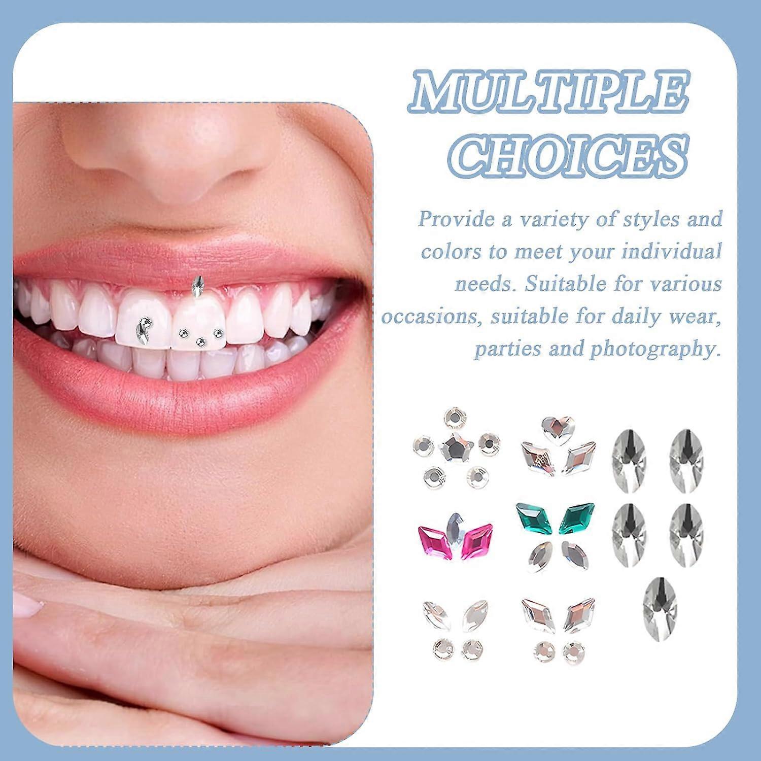 Professional Dental Rhinestone Kit - Tooth Jewelry Gems & Glue with ...