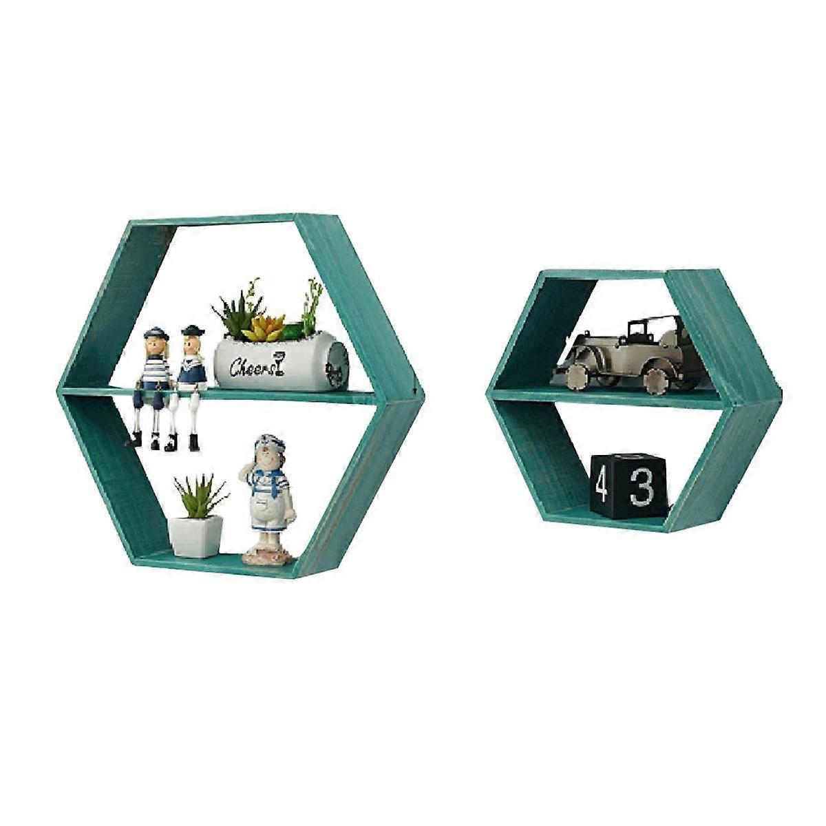 Hexagon Shelves Honeycomb Shelves Wall Mounted Storage Background Wall ...