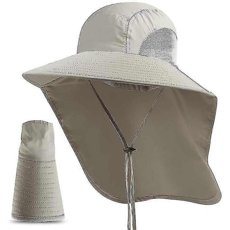 Summer Sun Protection Fishing Hat Summer Breathable Camping Hiking Caps ...
