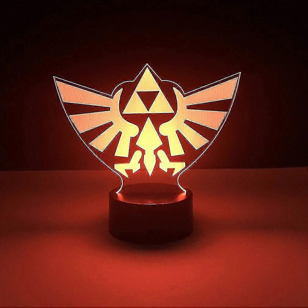 Legend Zelda 3d Led Night Light Kids Bedroom Nightlight Anime Lamp ...