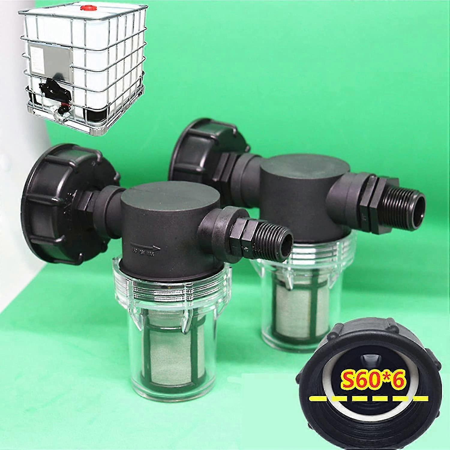 Tap Connector 1000 L Tank,with Filter Function, S60x6 Ibc Water Tank ...