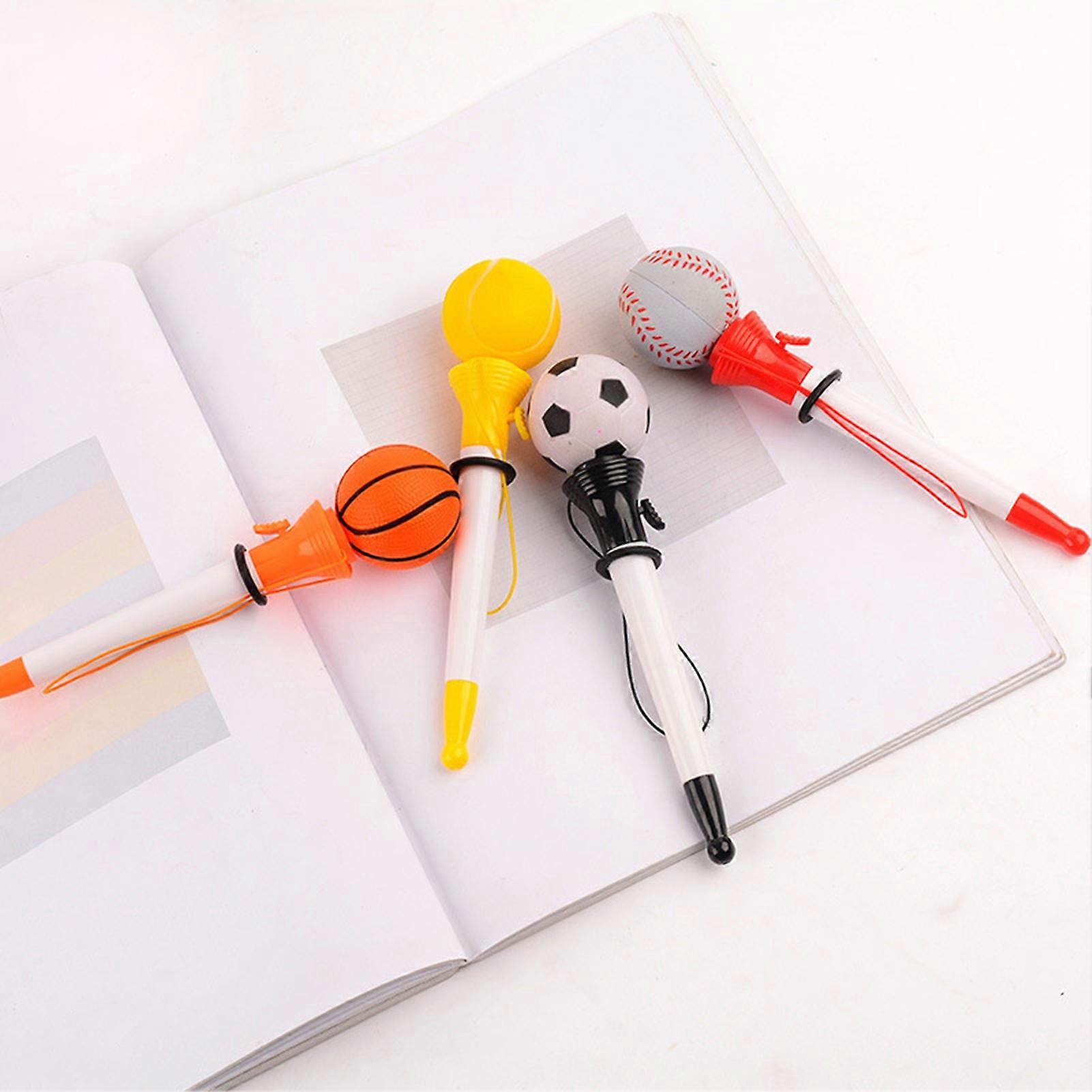 Creative Ballpoint Pen Basketball Football Tennis Volleyball Shape ...