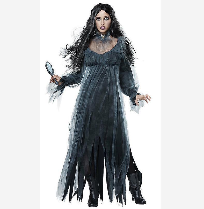 Halloween Horror Ghost Bride Zombie Costume Game Suit Bar Stage Vampire ...