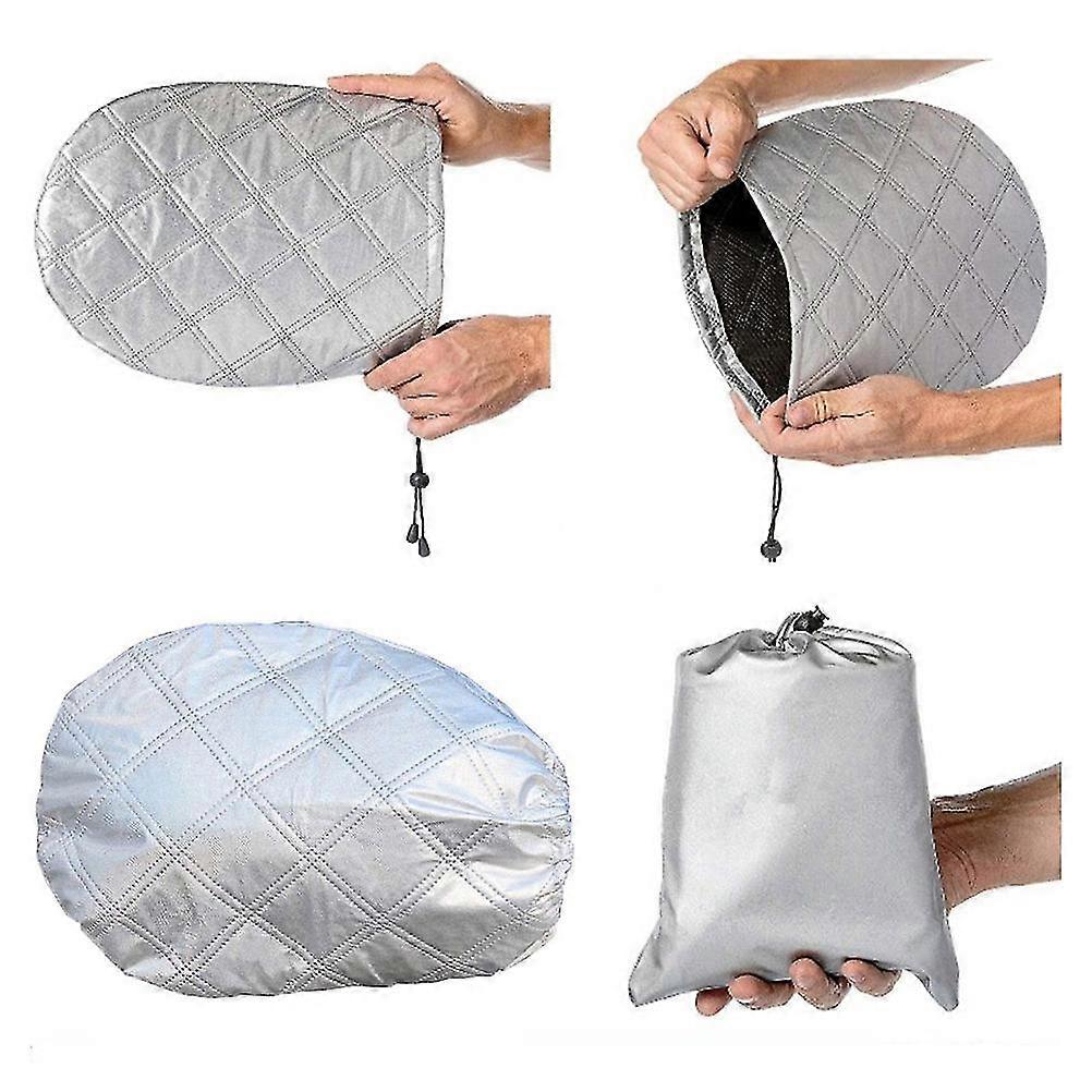 1 Pair 33x27cm Auto Side Mirror Covers Car Rear View Back Mirror ...