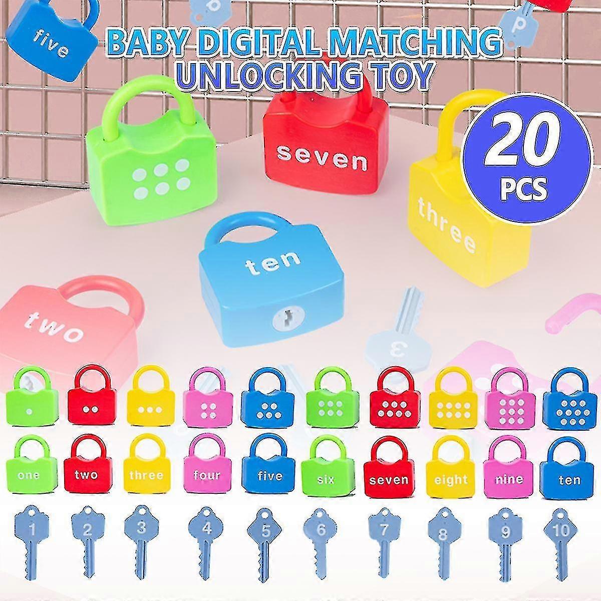 Learning Locks With Keys - Educational Numeric Locks For Number ...