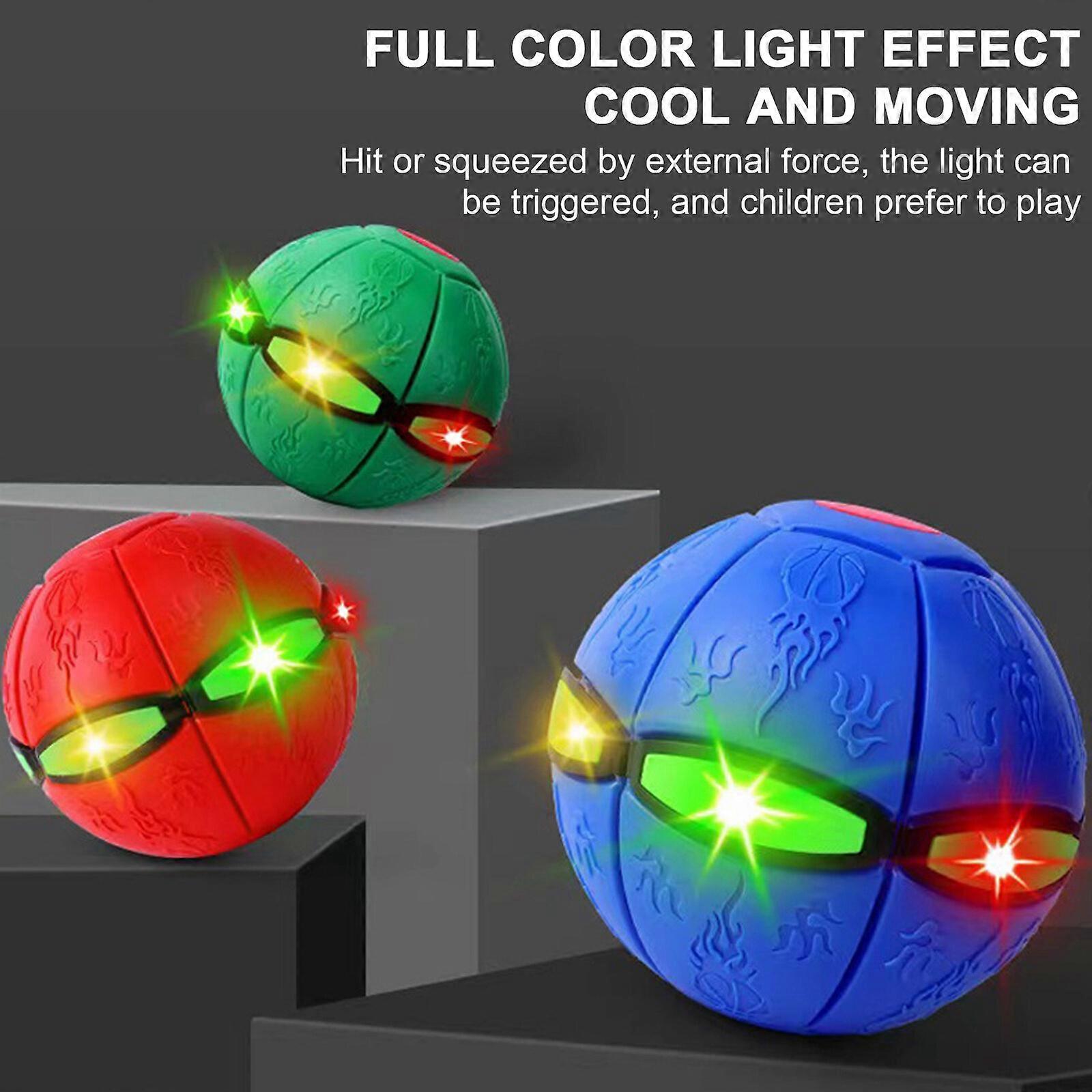 Magics Ball Toy with Lights | Transforming UFO Flying Saucer Toy ...