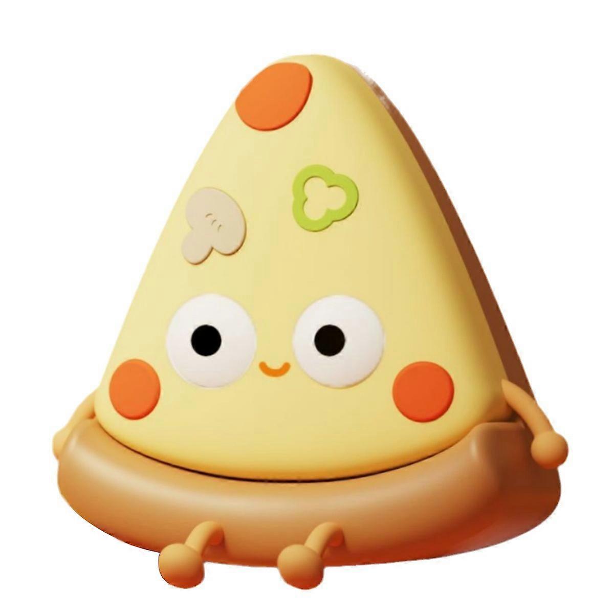 Cute Pizza Night Light for Kids, Silicone Dimmable Nursery Nightlight ...