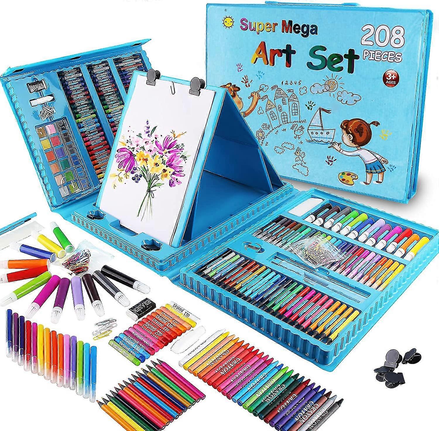 208 Pcs Kids Art Set Deluxe Drawing Set, Painting, Drawing & Art ...