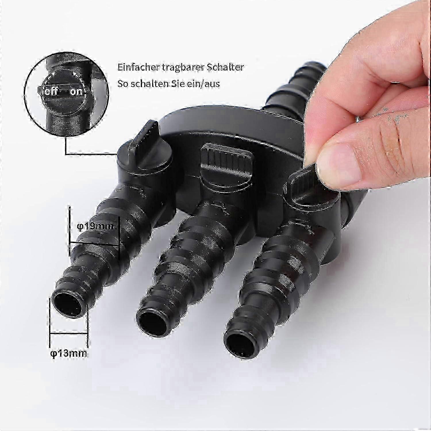 Hose distributor 3-way for fountains and water features, hose connector ...