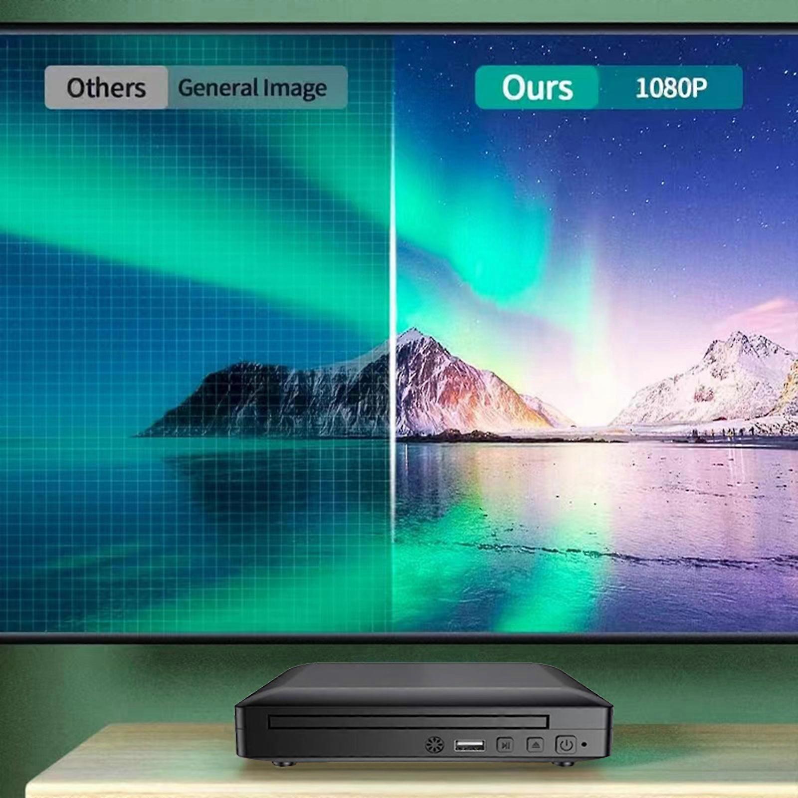 Compact HD DVD CD Player with USB Port and Remote - Ultimate 1080p ...