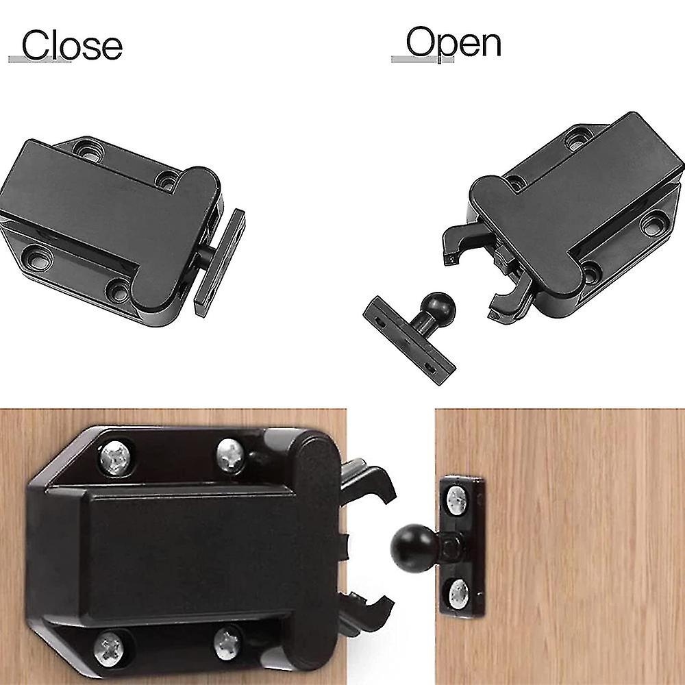 6 Pieces Push Catch Catch Spring Catch With Screws, Door Latch With ...