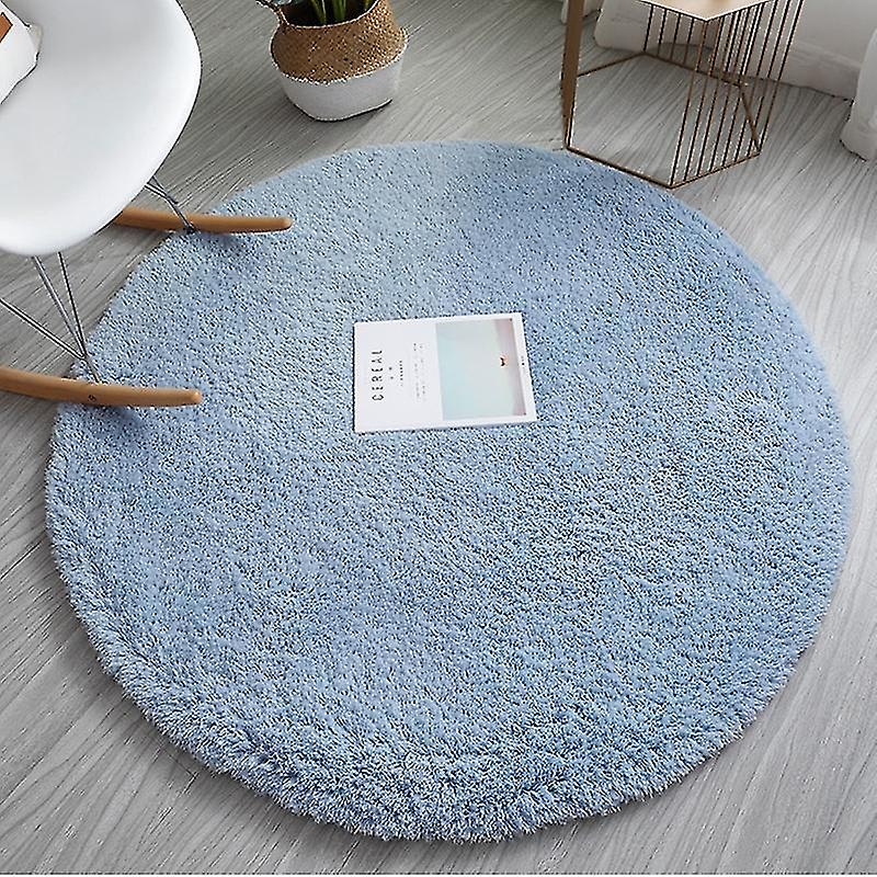 Modern Simple Carpet Thick Round Area Rug Living Room Rocking Chair ...