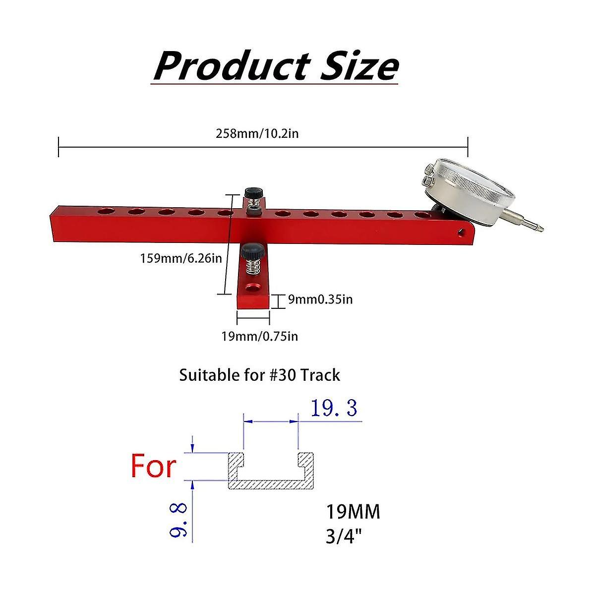 Table Saw Dial Indicator Gauge A-line It Basic Kit Machinery Tool ...