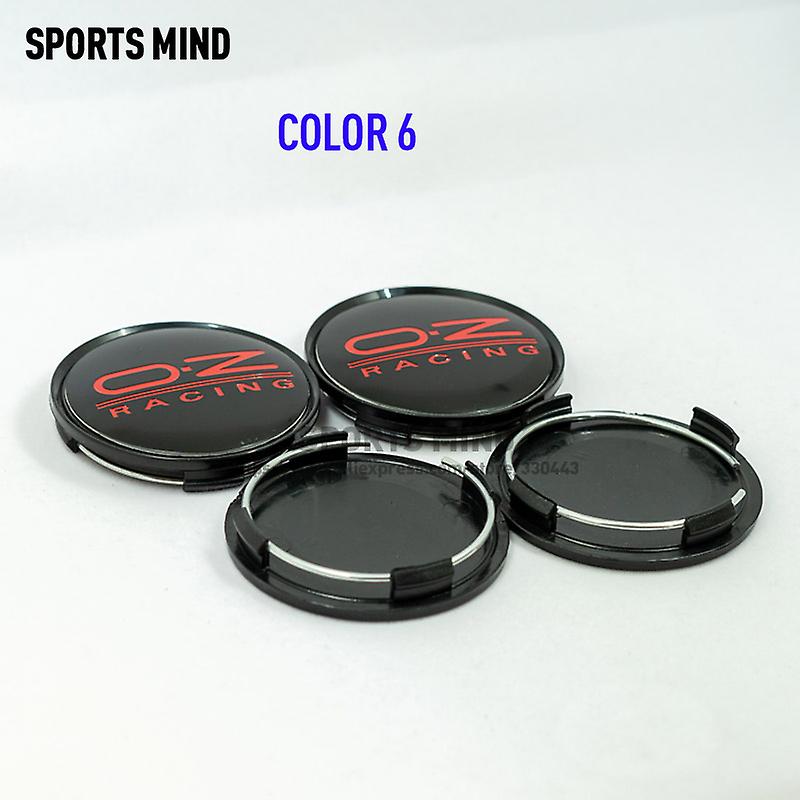 4pcs/lot 14 Colors 63mm Oz Racing Car Wheel Center Hub Caps Car Emblem ...