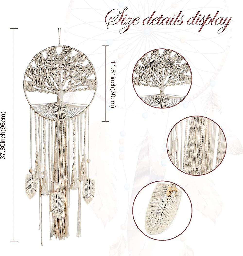 Baum Des Lebens Traumfnger,makramee-wandbehang Gewebter | Fruugo UK