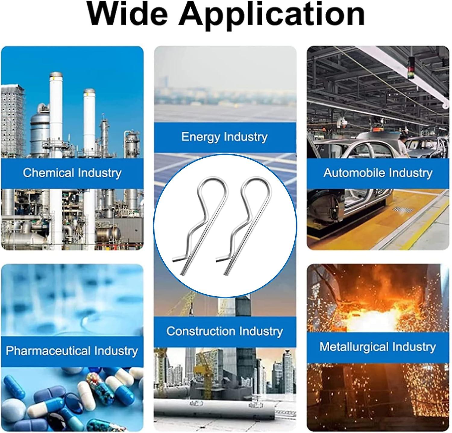 20 stuks duurzame metalen splitpennen met plastic doos voor zitmaaier ...