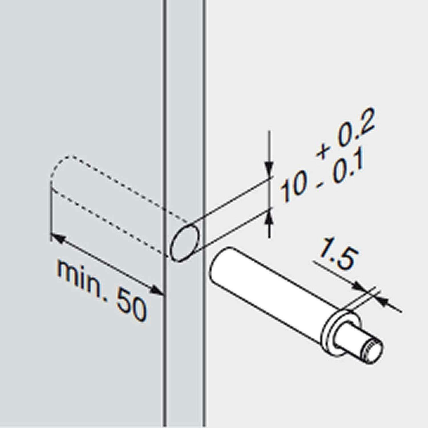 Blum 970a1002 Cabinet Soft Close Piston & Adapter Plate (hinge Side ...