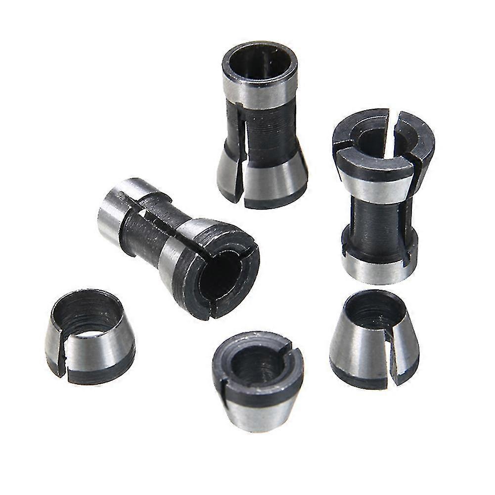 8Pcs High Precision Adapter Collet Set 6mm/6.35mm/8mm Collet Chuck ...
