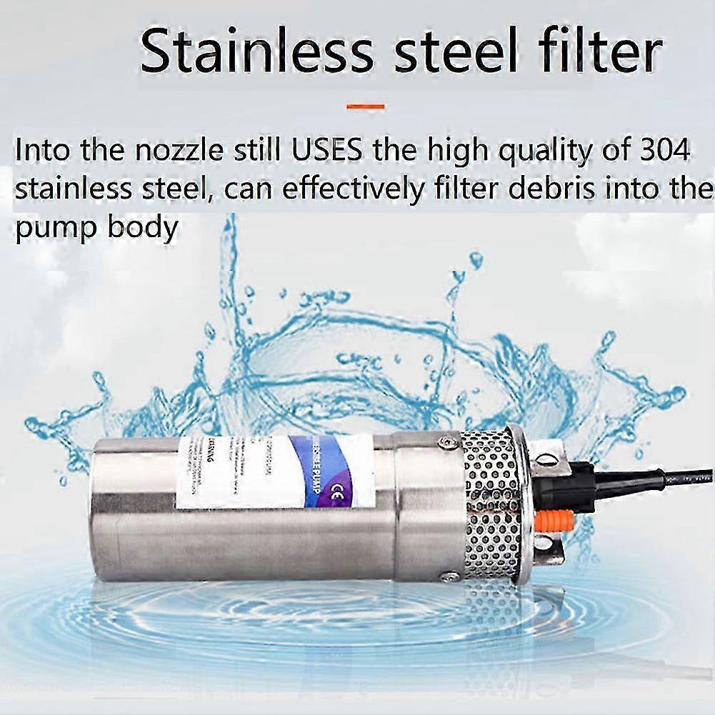 Stainless Steel Submersible Pump 12-Liter High-Flow and Deep-Well River ...