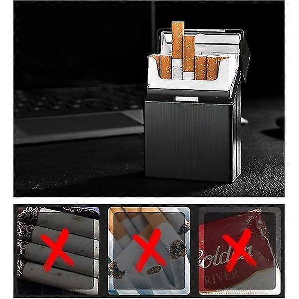 2-pack Cigarettfodral, Case I Aluminium Flip Rymmer 20 | Fruugo UK