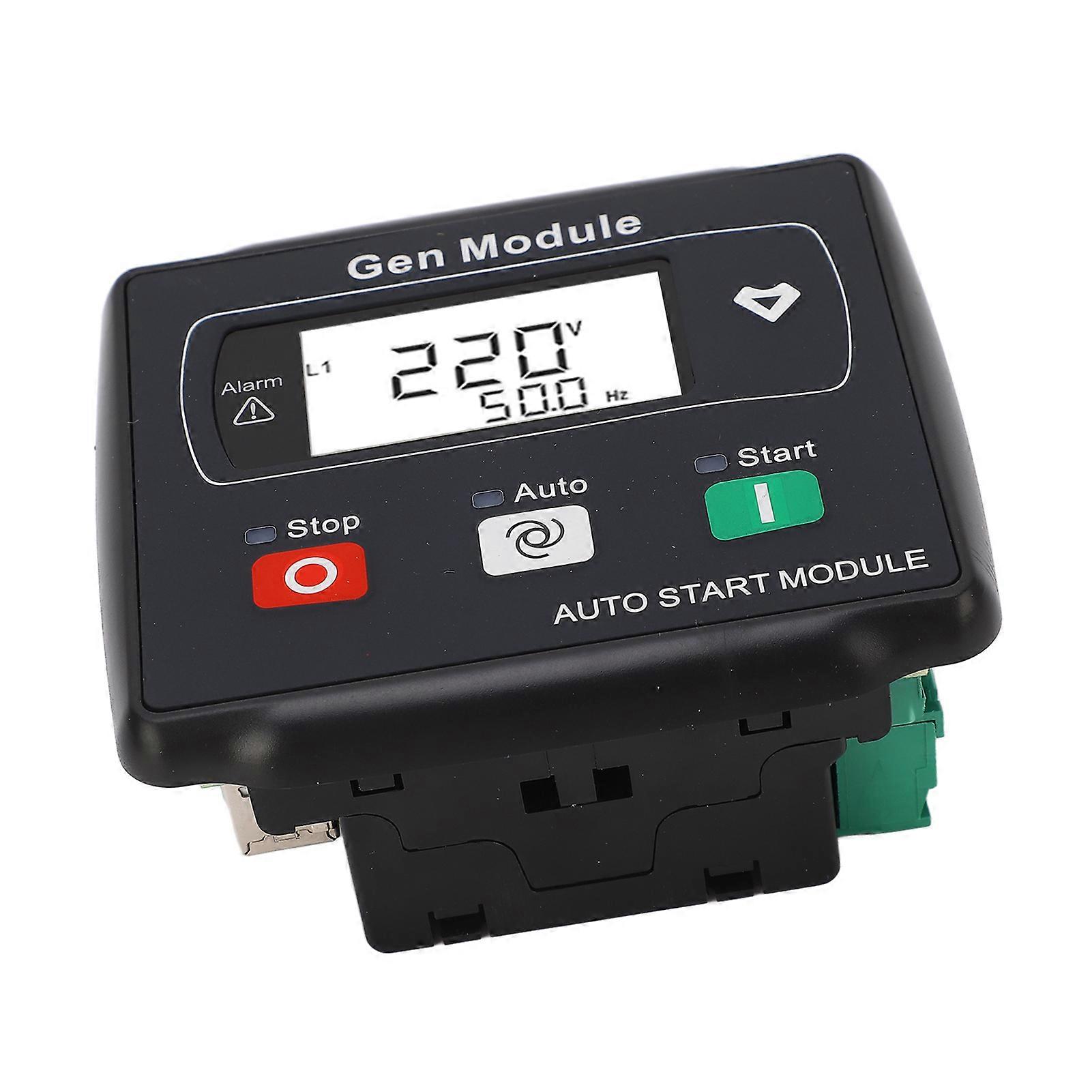 Generator Auto Controller LCD Display Genset Control Module Panel for Diesel Engine 15360V ...