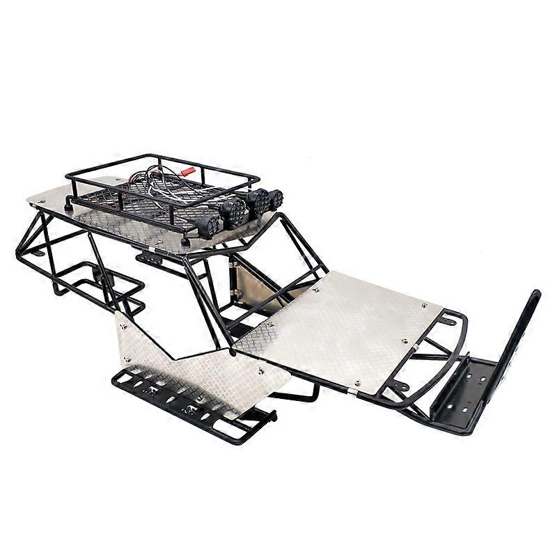 for 1/10 Scale RC Axial Wraith Metal Roll Cage Frame Body with Roof ...