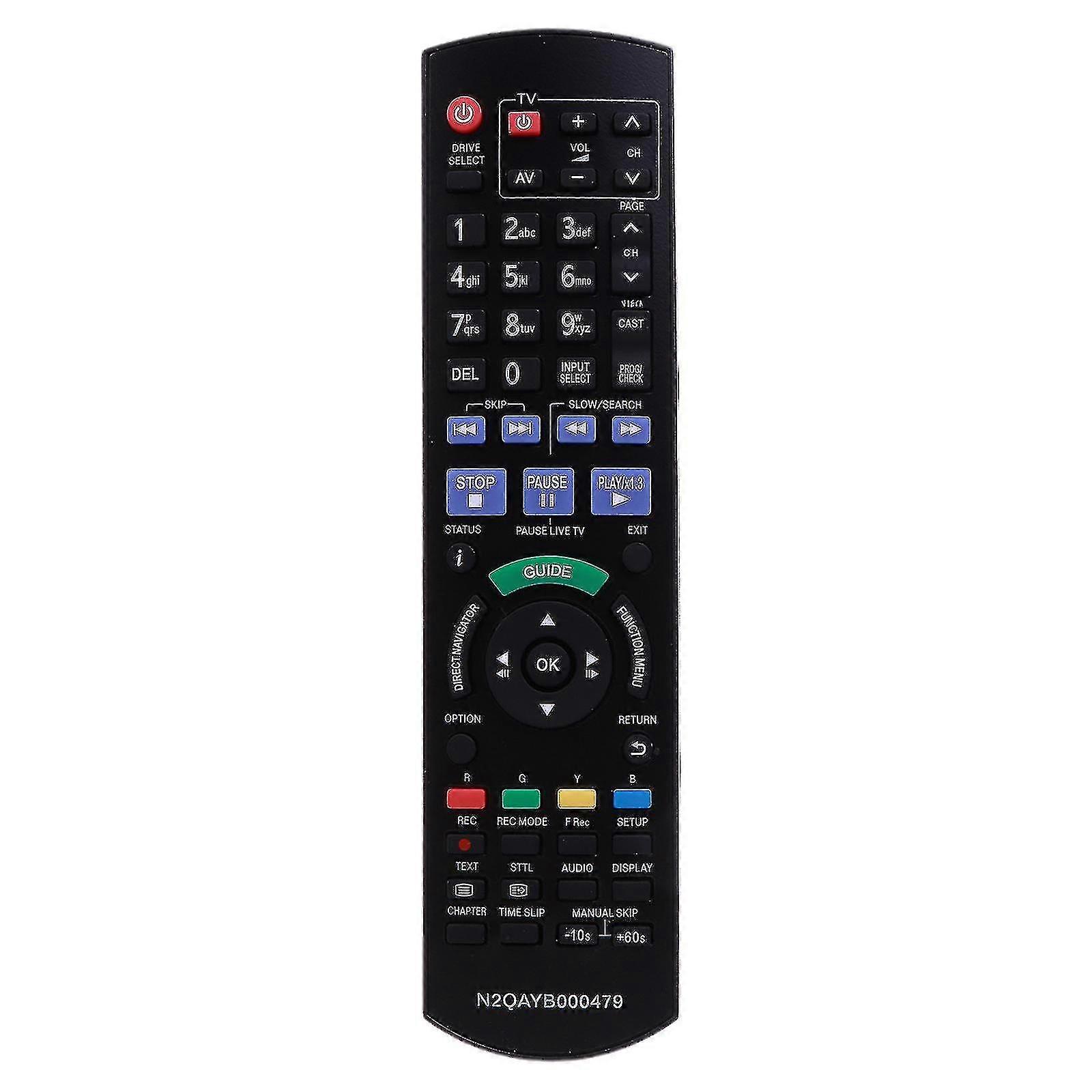 For Panasonic Disc Recorder Ir6 Remote Control N2qayb000479 Dmrbw780gl ...