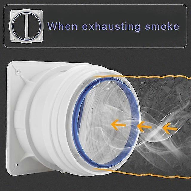 Range Hood Check Valve Flue Check Valve Anti-odor Anti-smoke Valve ...