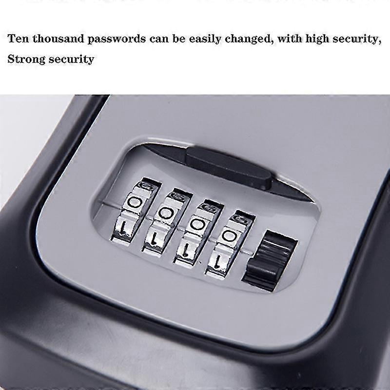 Key Storage Lock Box Safe Security Storage Combination Wall Mount Lock ...
