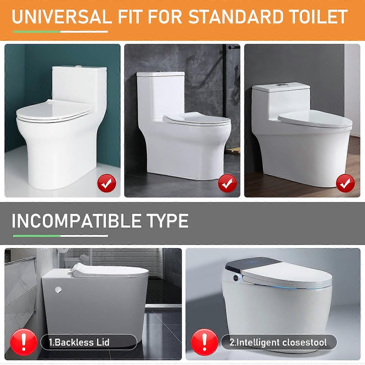 Safety Toilet Lock Bathroom Child Proof Toilet Seat Lock Swing Shut ...