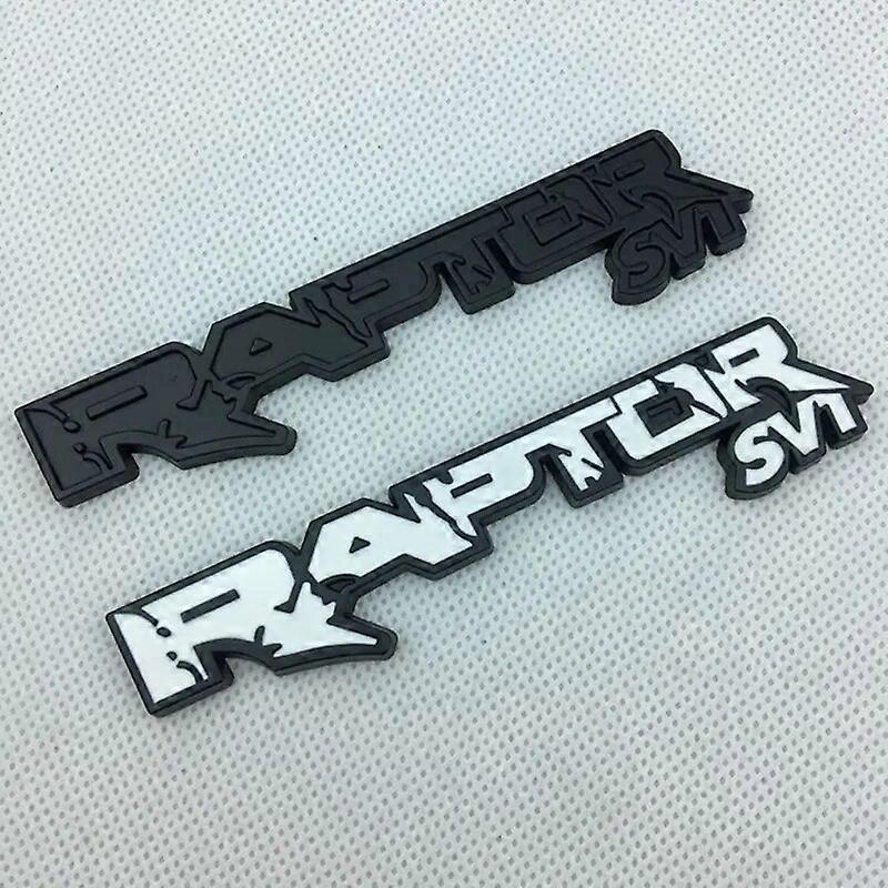 1pc 3D Raptor SVT Logo Sticker Fender Side Trunk Car Body Metal Pickup ...