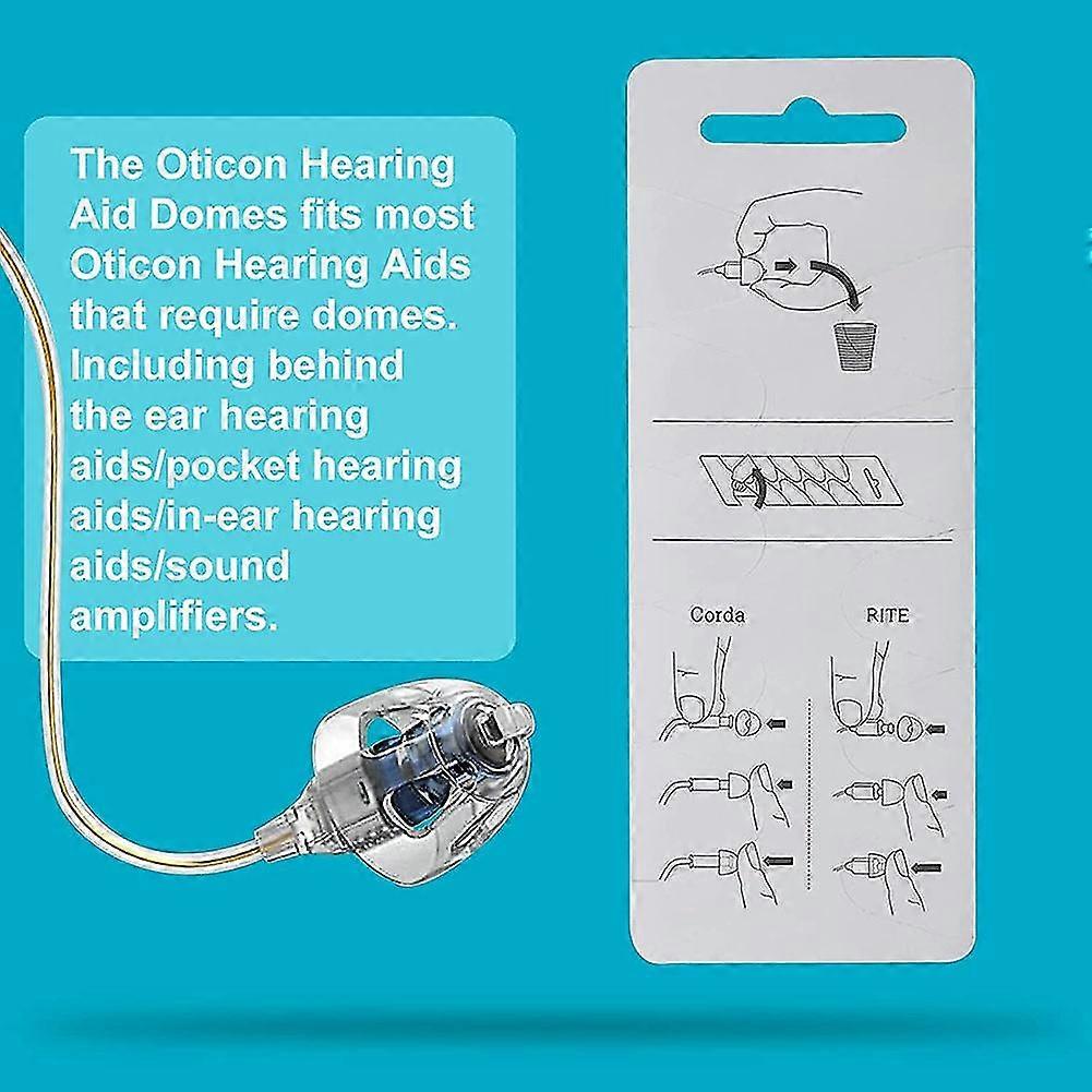 Domer för hörapparater för Oticon MiniFit Open Vent Domer: 2 paket (8 ...