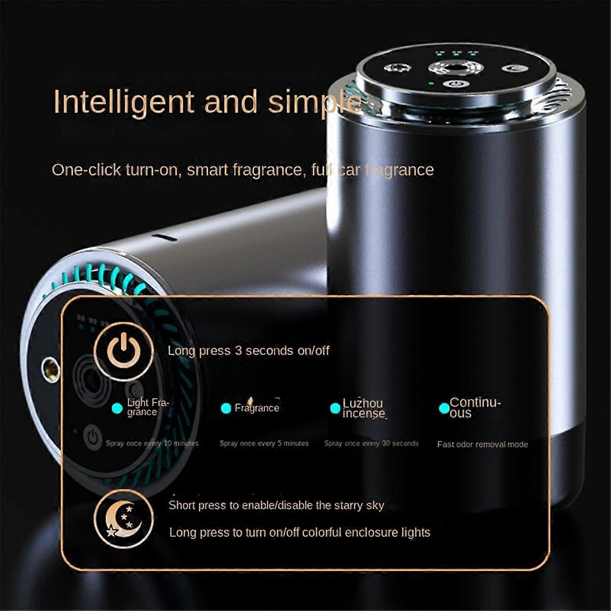 Lighting Atmosphere Car Smart Aromatherapy Machine Mini Diffuser ...