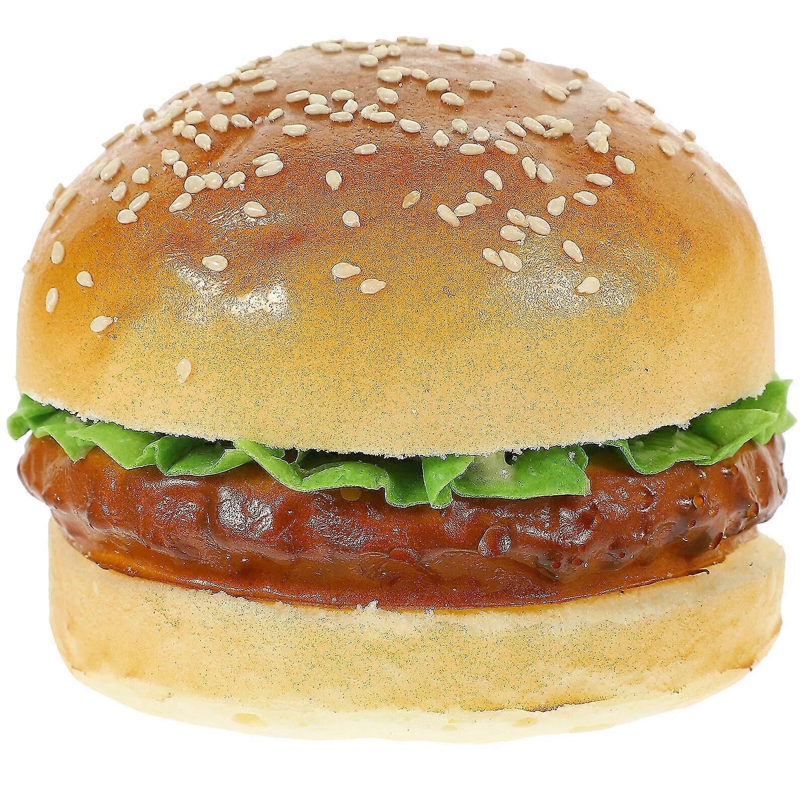 Realistic Burger Lifelike Simulation Fake Burger Bakery Display Food ...