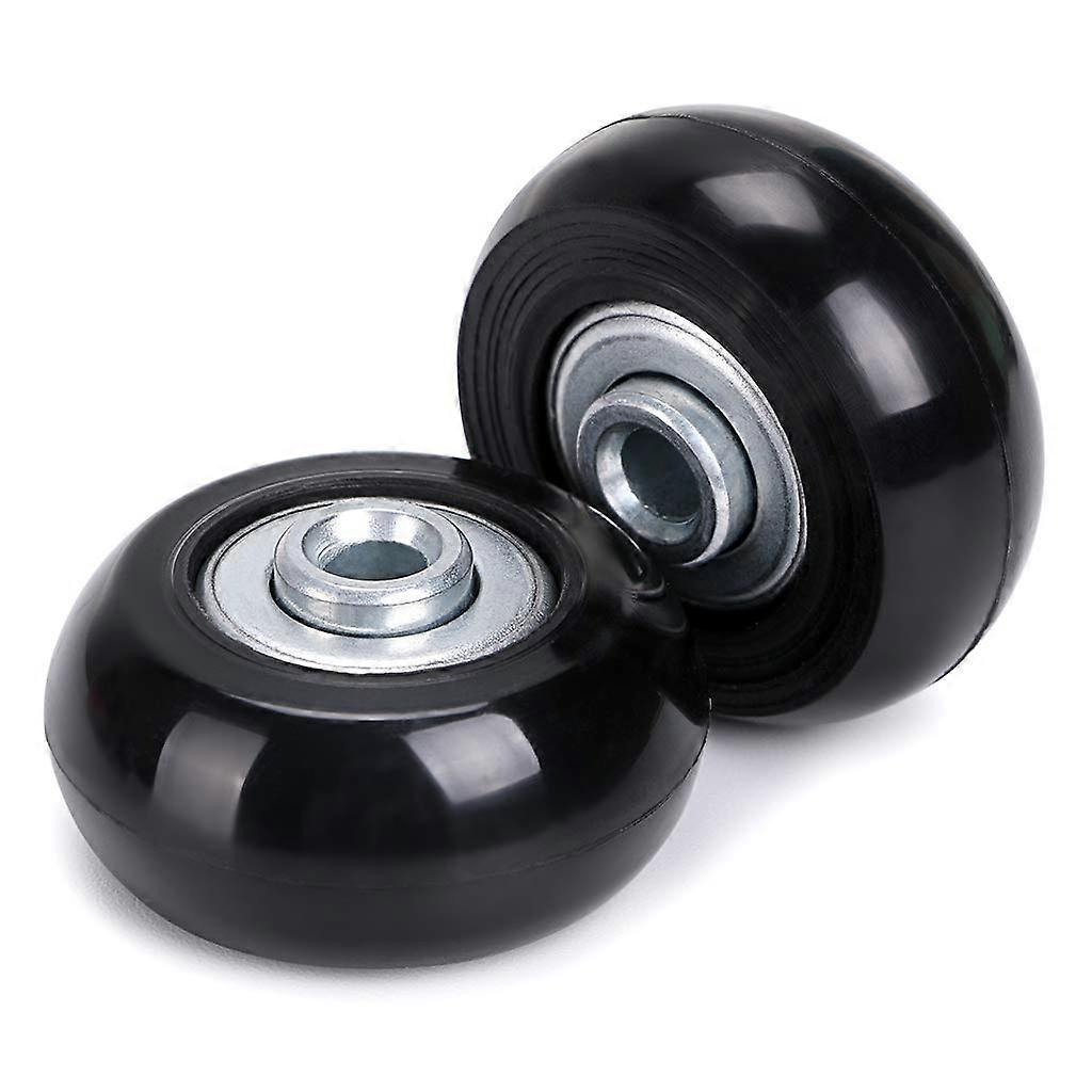 Set of 4 spare swivel rubber wheels 40 x 18 mm for suitcase | Fruugo UK