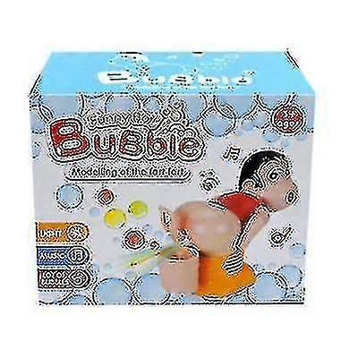 Bubble Blower Fart Blowing Light Music Toy Electric Kids Soap Bubbles ...