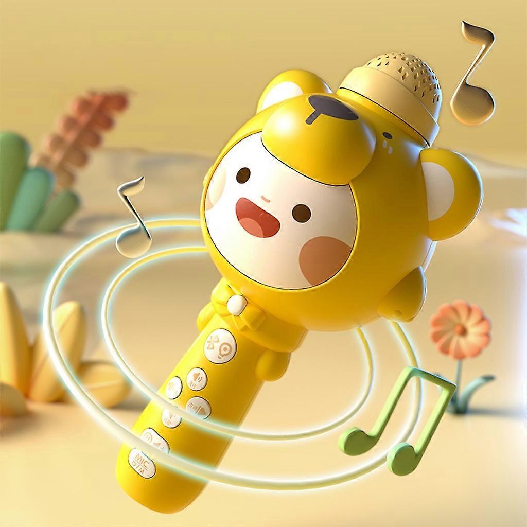 Bear Karaoke Microphone for Kids Bluetooth-compatible Karaoke ...
