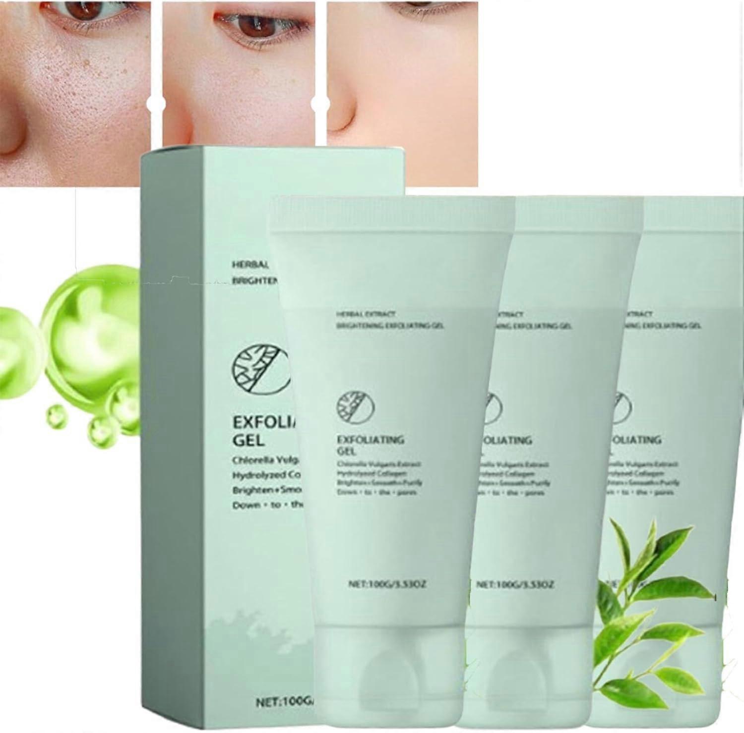 Exfoliating Gel, Herbal Extract Brightening Exfoliating Gel, Herbal ...